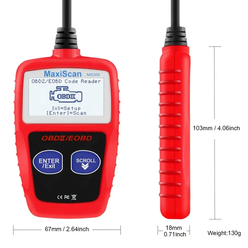 Auto Obd2 스캐너 차량 라이브 데이터 및 배터리 테스터 Obdii 엔진 오류 코드 리더 자동차 진단 Temu