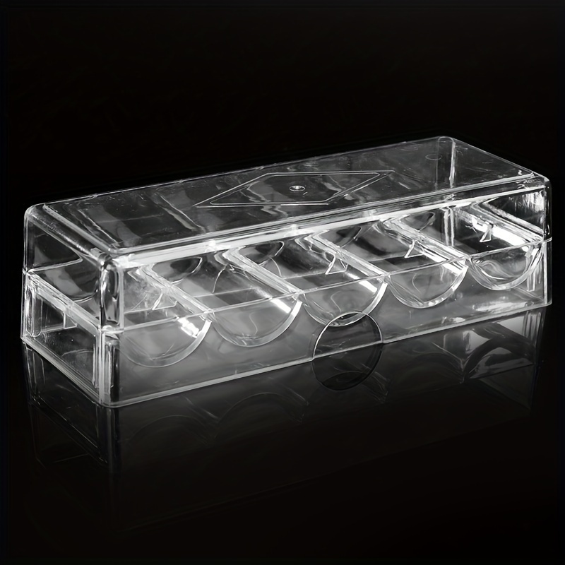 Acrylic Chip Storage Box Mahjong Game Room Chip Holder - Temu Ireland