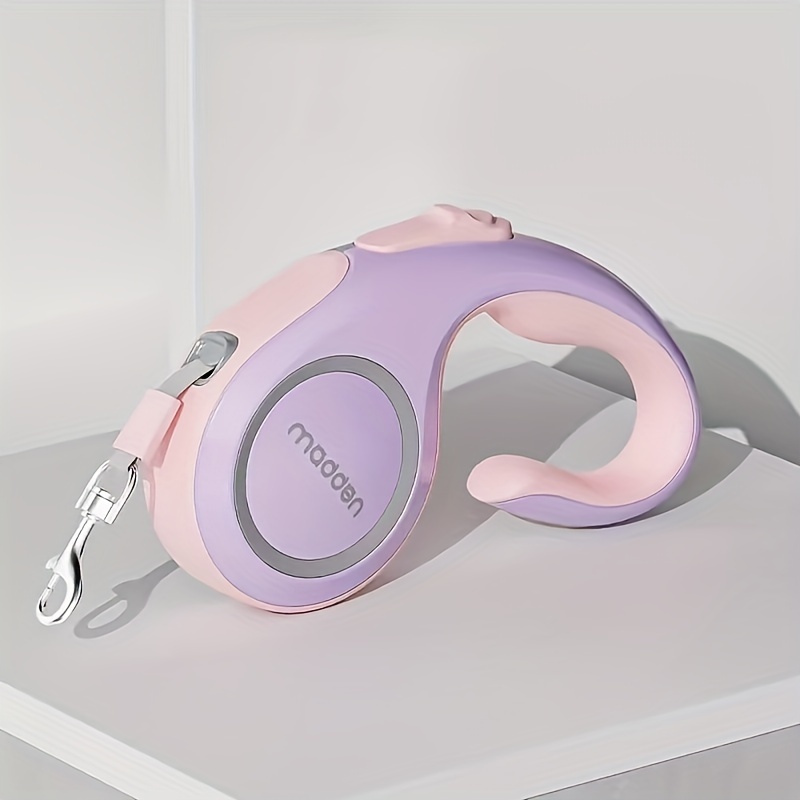 Automatic Retractable Dog Traction Rope Ergonomic Handle - Temu Australia