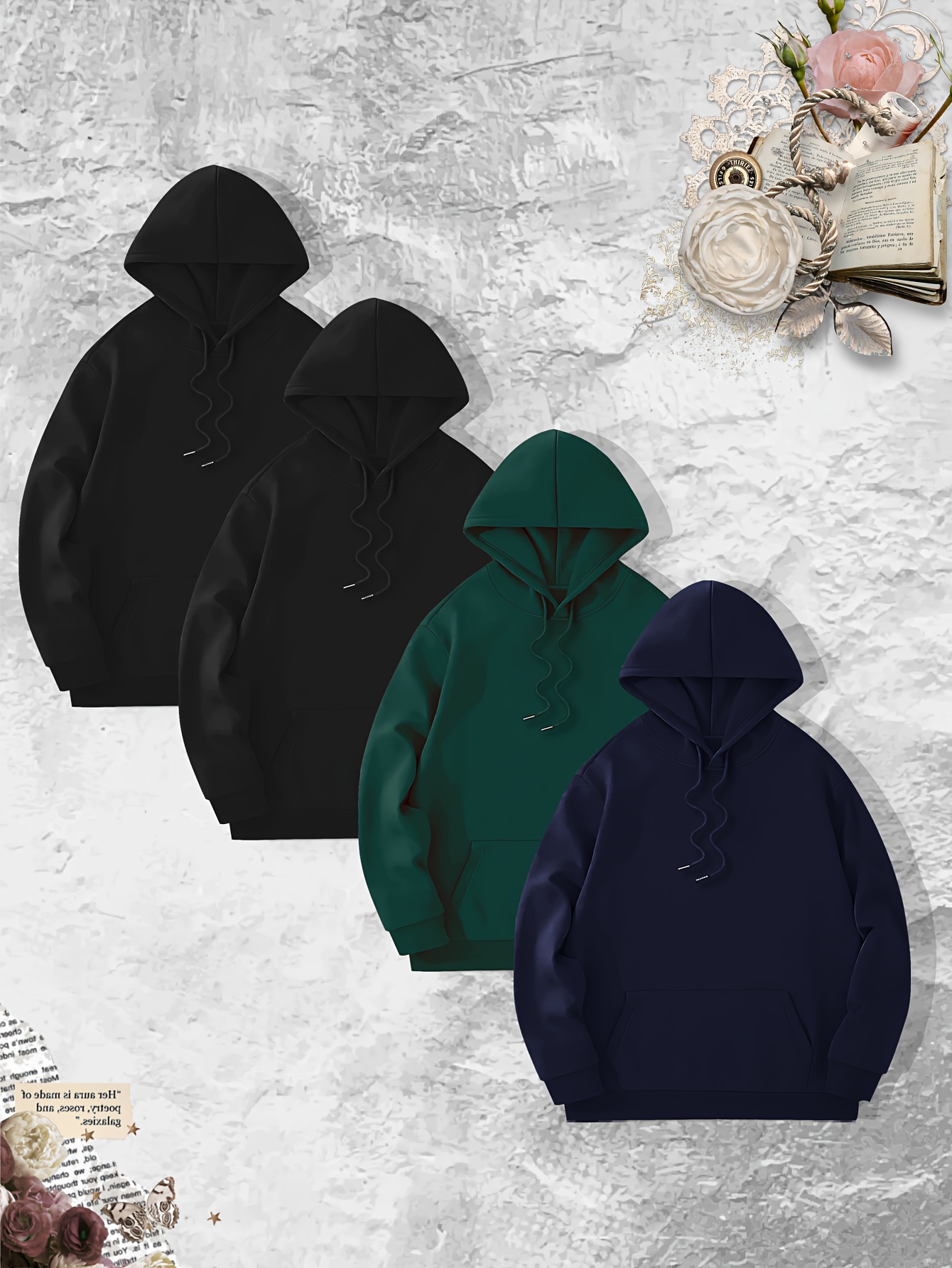 Solid Hoodie Cool Hoodies Men Men's Casual Classic Design - Temu Ireland