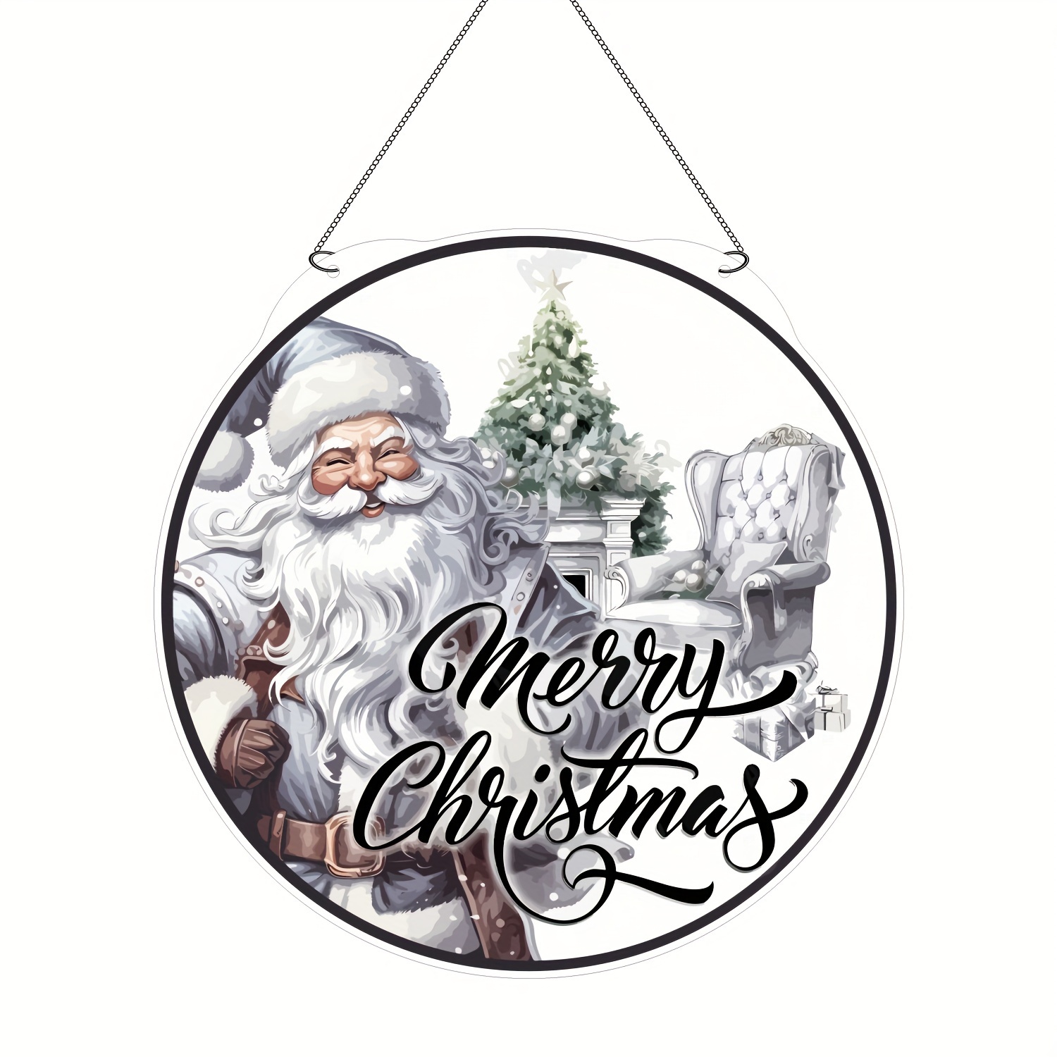 Merry Christmas Christmas Pendant Wall Decoration Pendant - Temu United ...