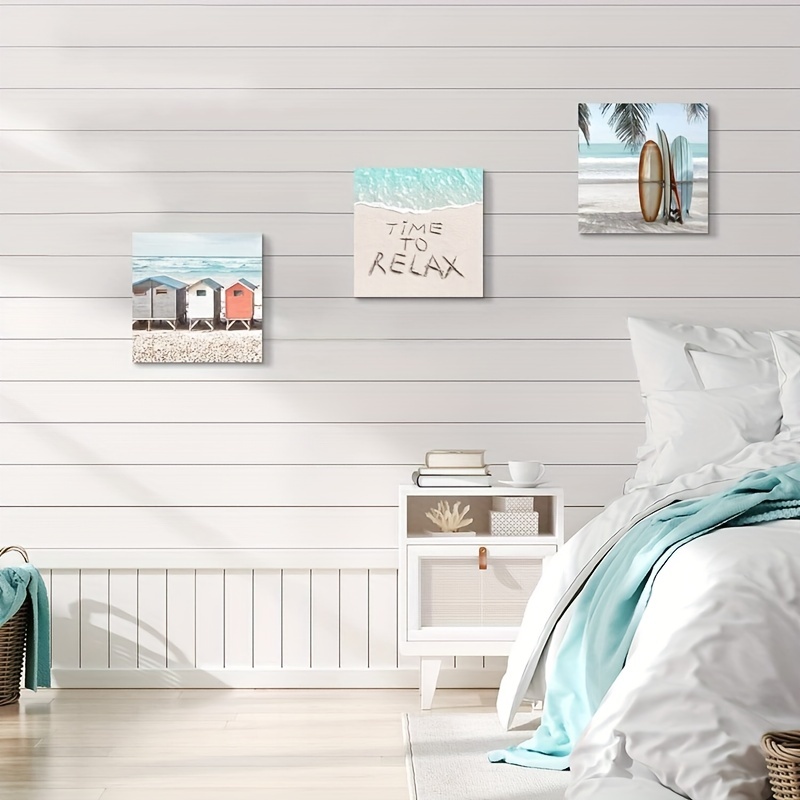 Canvas Poster Modern Art Seaside Coconut Palm Wall Art - Temu Ireland