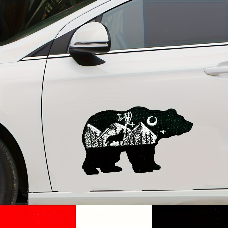 Bear Moon Car Truck Window Bumper Die Cut Vinyl - Temu United Kingdom