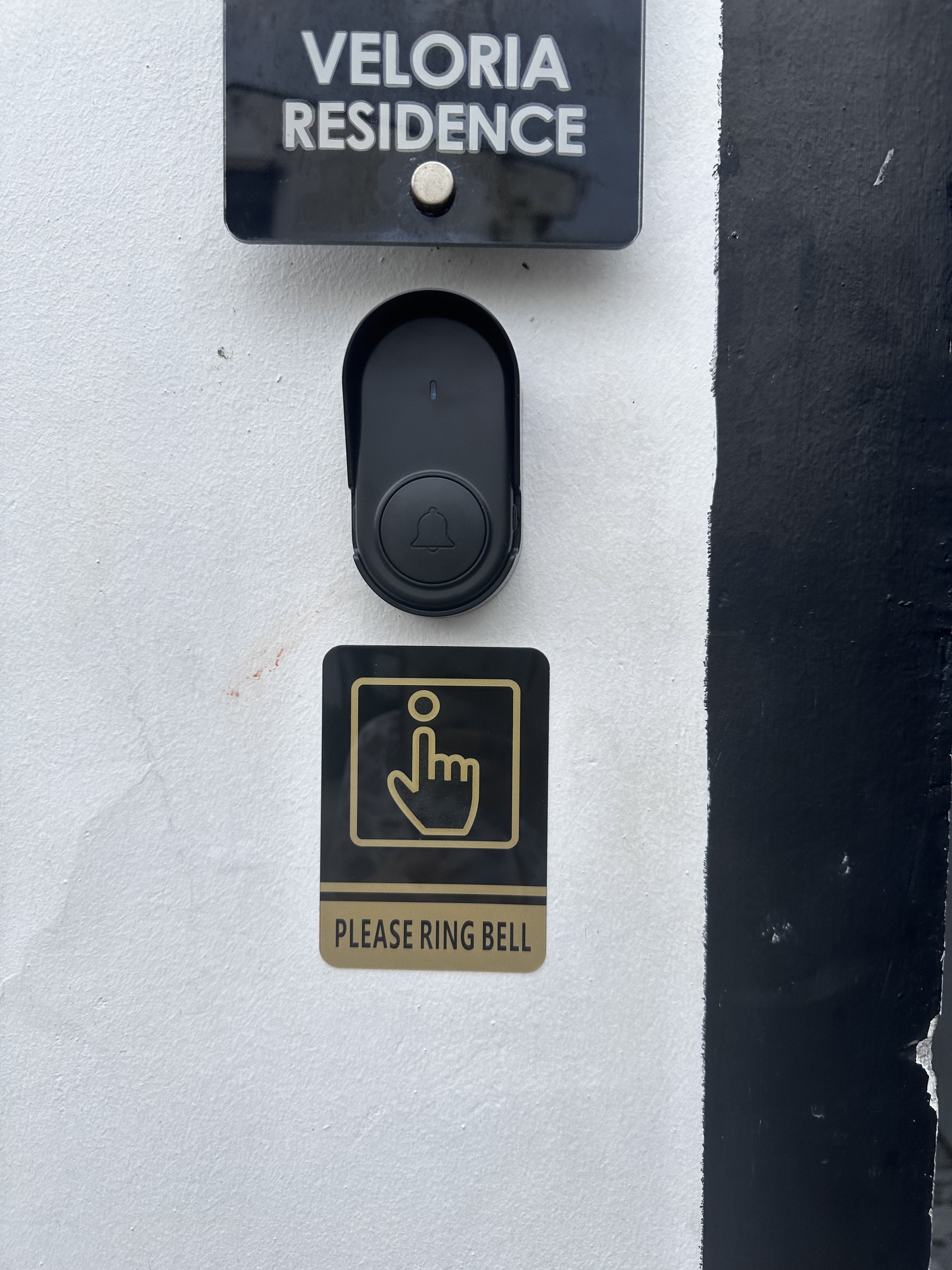 ベルサインを鳴らしてください ベルを押してくださいステッカー ワイヤレスドアベル ビデオドアベルに適しています 3.8x - Temu Japan