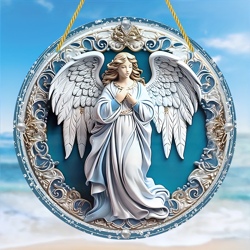 Angel Suncatcher Colorful Window Hanging Acrylic Sign - Temu Australia
