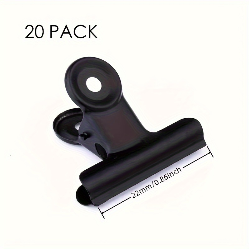 Black bulldog clips store