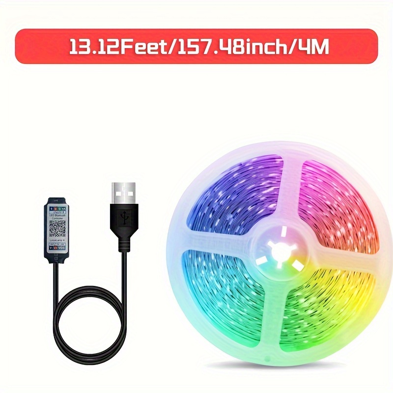 Led Strip Lights Tv Led Backlight Usb Rgb 5050 Strip Lights - Temu ...