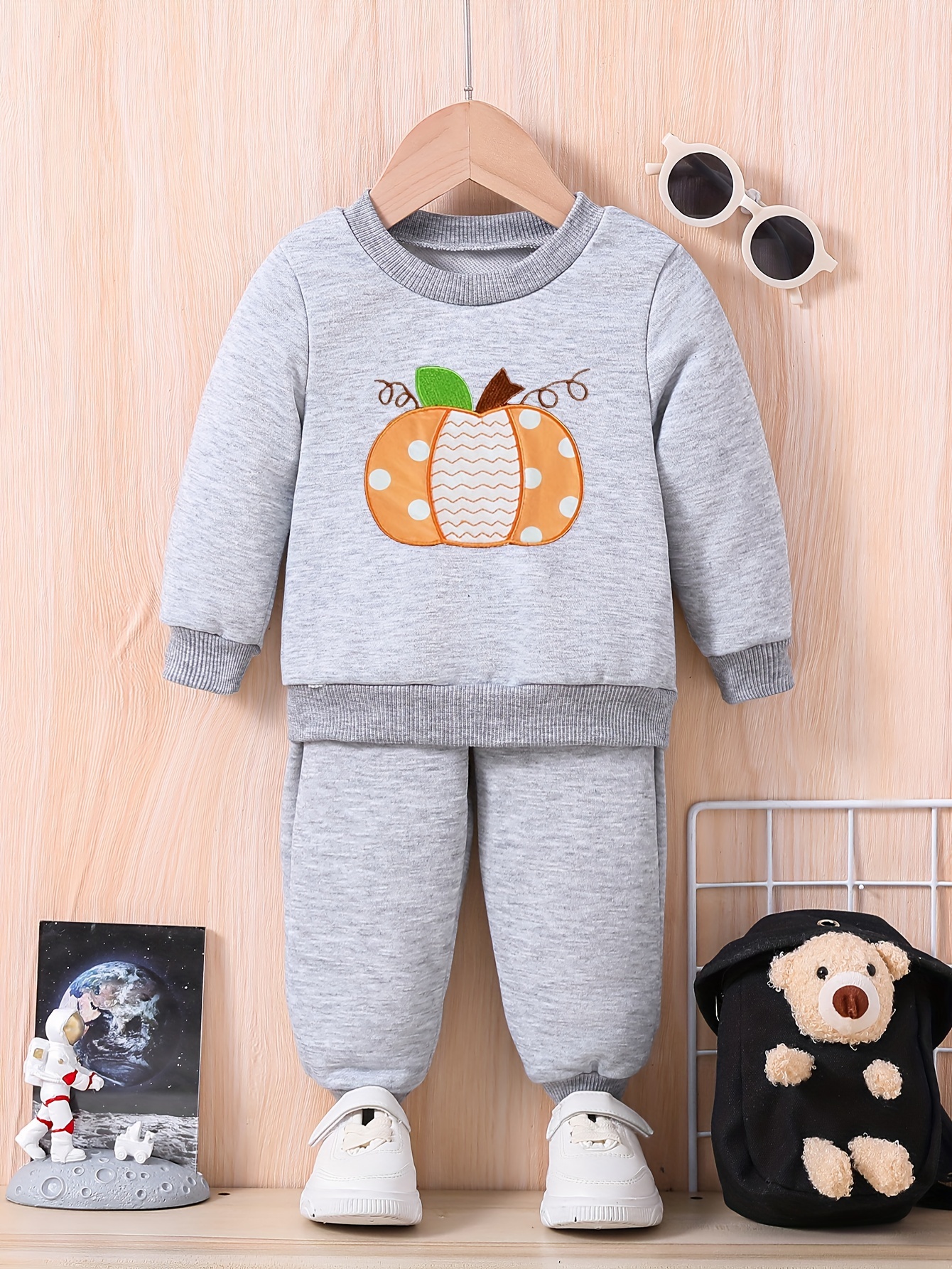 Baby Cute Pumpkin Print Halloween Cute Outfit Kids Casual - Temu Netherlands