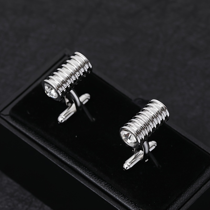 Creative Men's Business Shirt Cufflinks Copper Suit - Temu Ireland