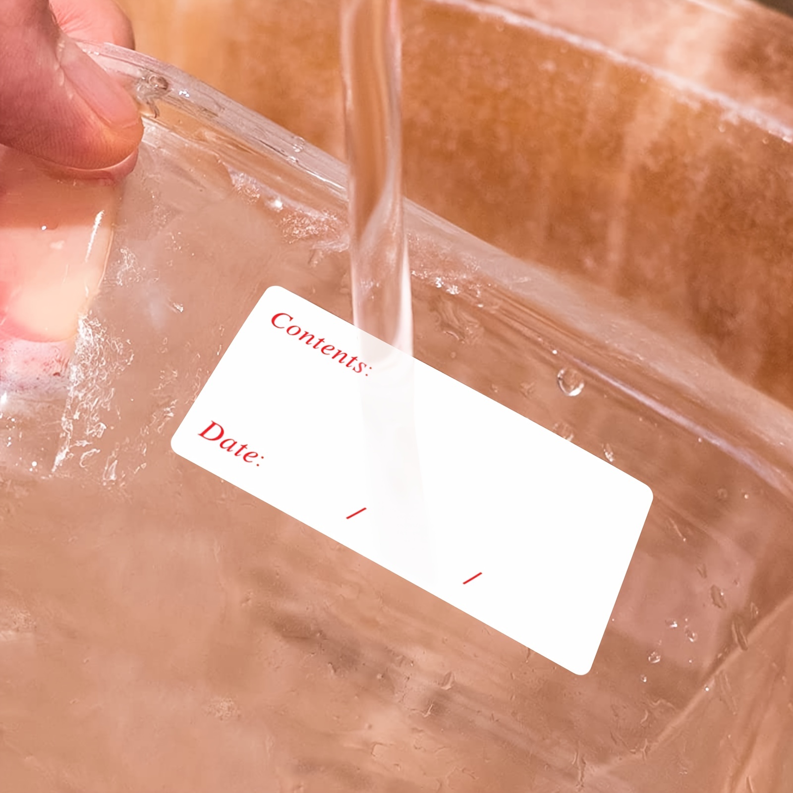 Removable Red Font Freezer Label Household Kitchen Food - Temu United ...