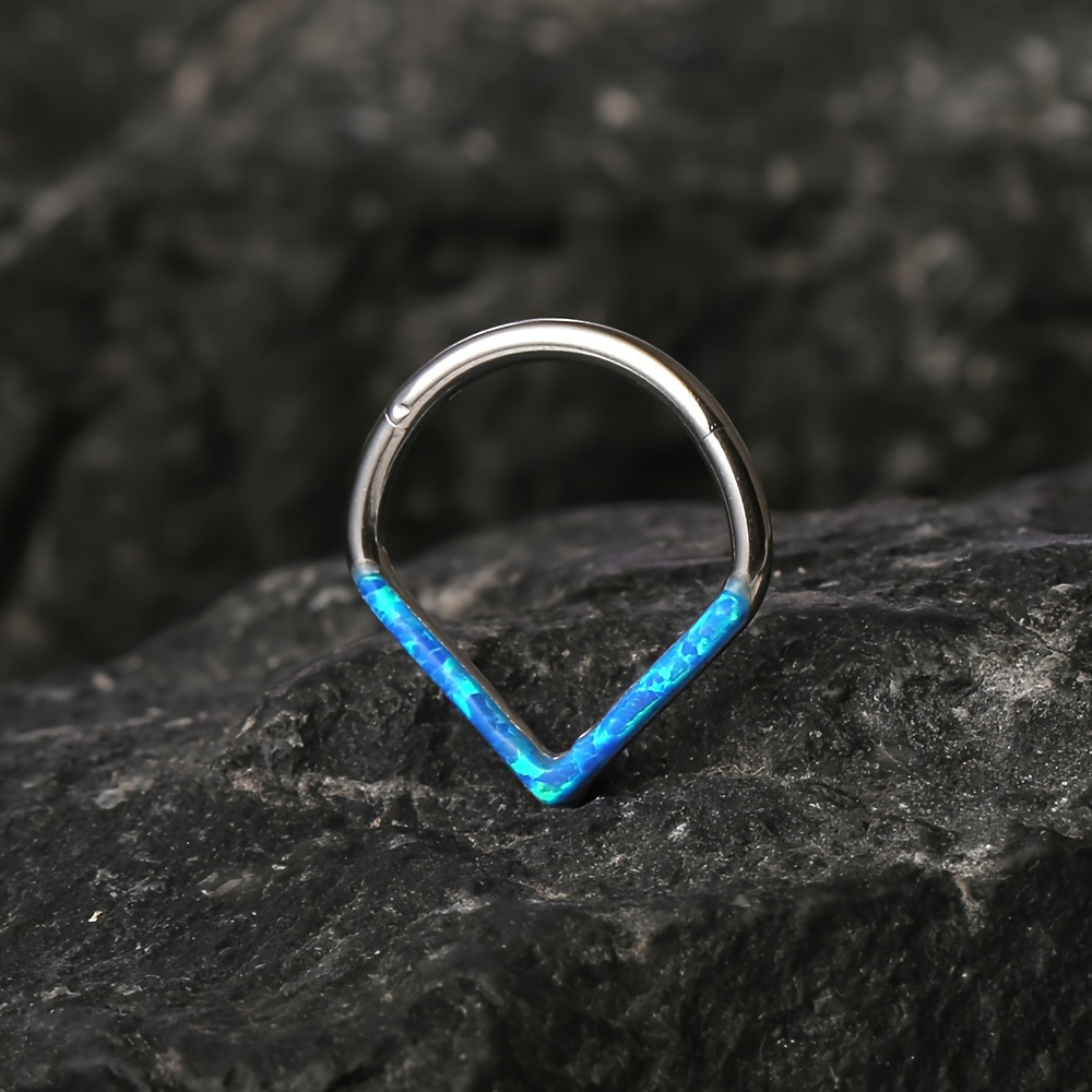 Stainless Steel Hinged Nose Clicker Tragus Sleeper Hoop - Temu United ...