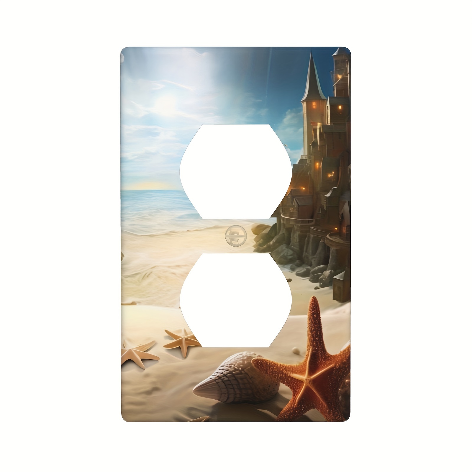 Beach Scenery Funny Wall Plate Light Switch Cover Decoration - Temu ...