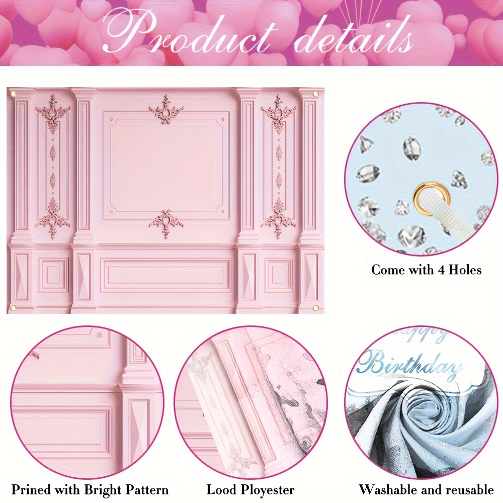 Retro Room Backdrop Cloth Banner Polyester Light - Temu