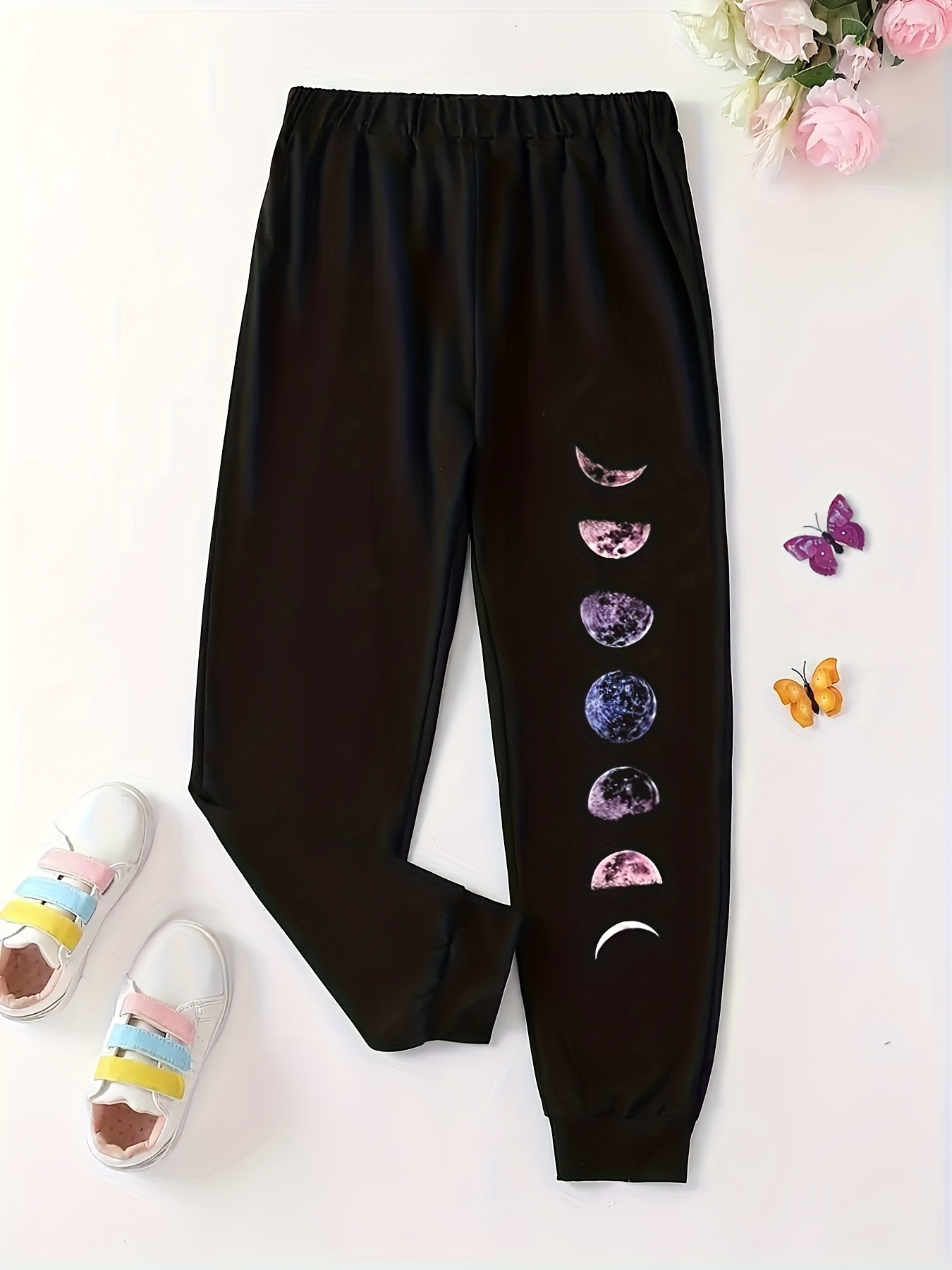 girl's /planet print pants autumn/winter pants kids - Temu Australia