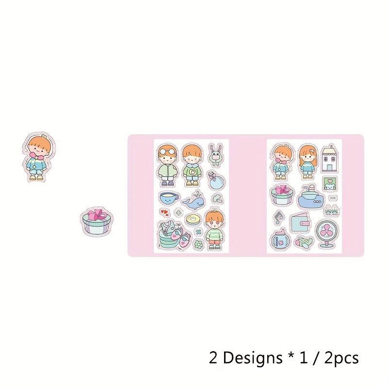 Stickers Series Cartoon Characters Cute Journal Diy - Temu Australia