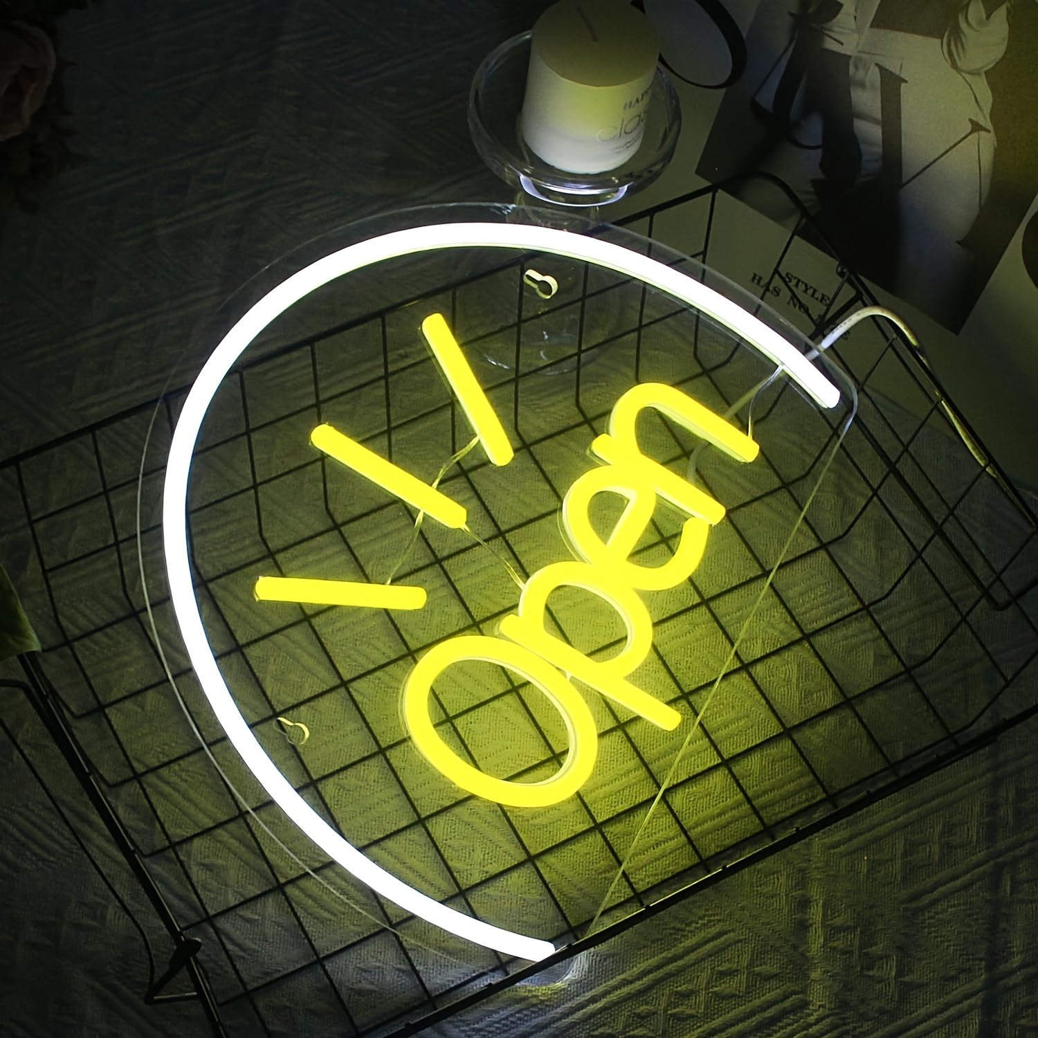 Open Super Bright Neon Light Sign Powered Usb Commercial - Temu Ireland