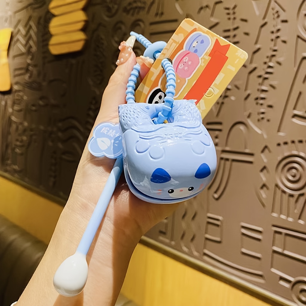 Merit Knock Small Wooden Fish Keychain Emotional Stability - Temu Canada