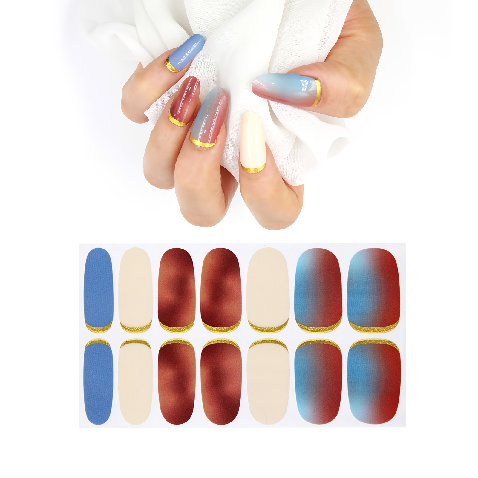 glitter stickers girls polish sets gradient self ashesive - Temu ...