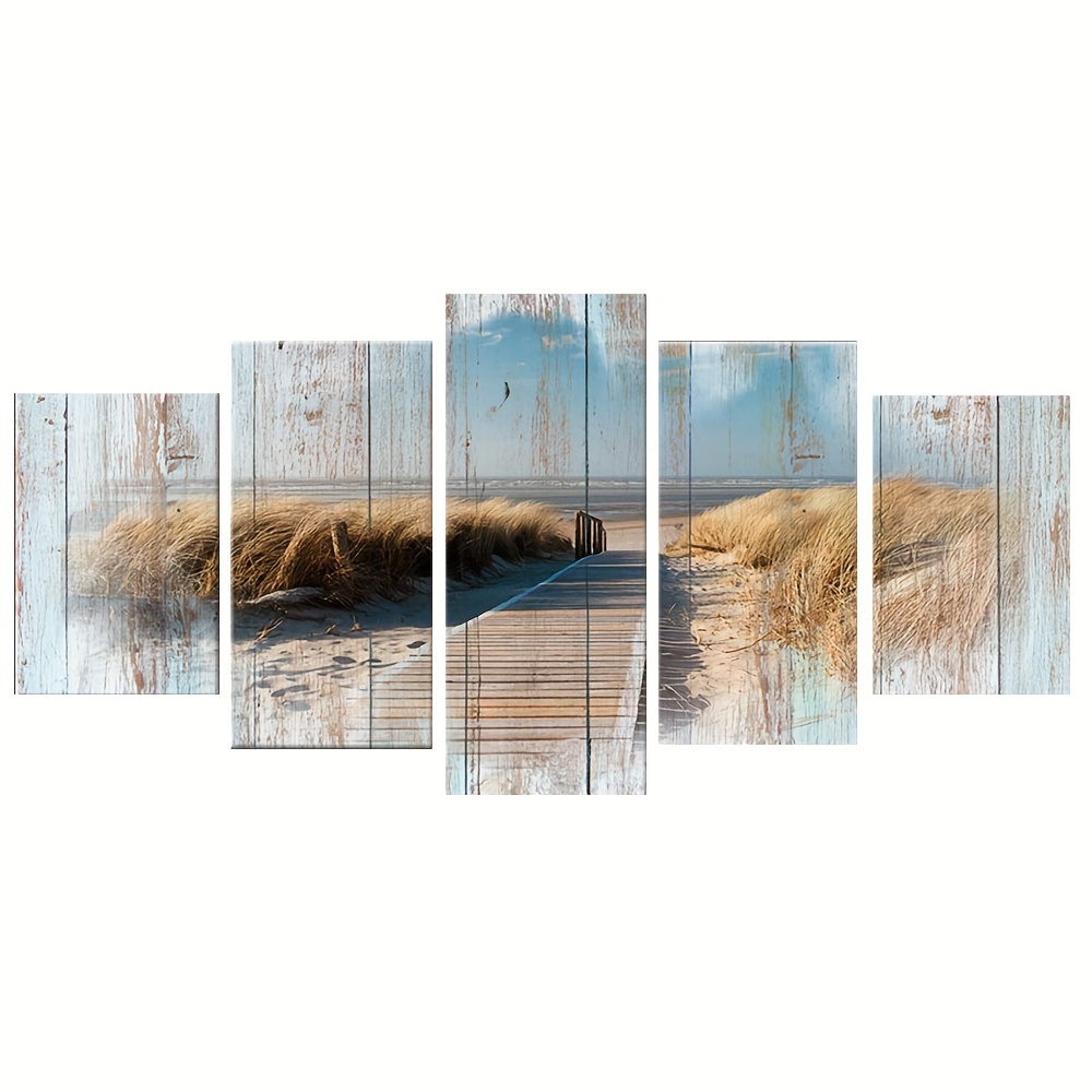 Pictures Beach Sea Partial Canvas Print Living Room Wall Decoration ...