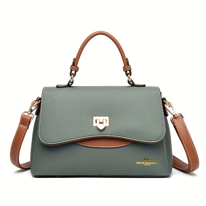 Fashion Top Handle Satchel Bag Trendy Crossbody Bag Women's - Temu ...