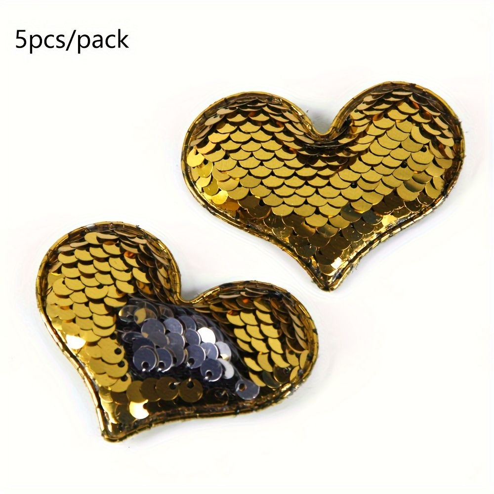 Heart shaped Sequins Charms Diy Clothing Decoration - Temu United Kingdom