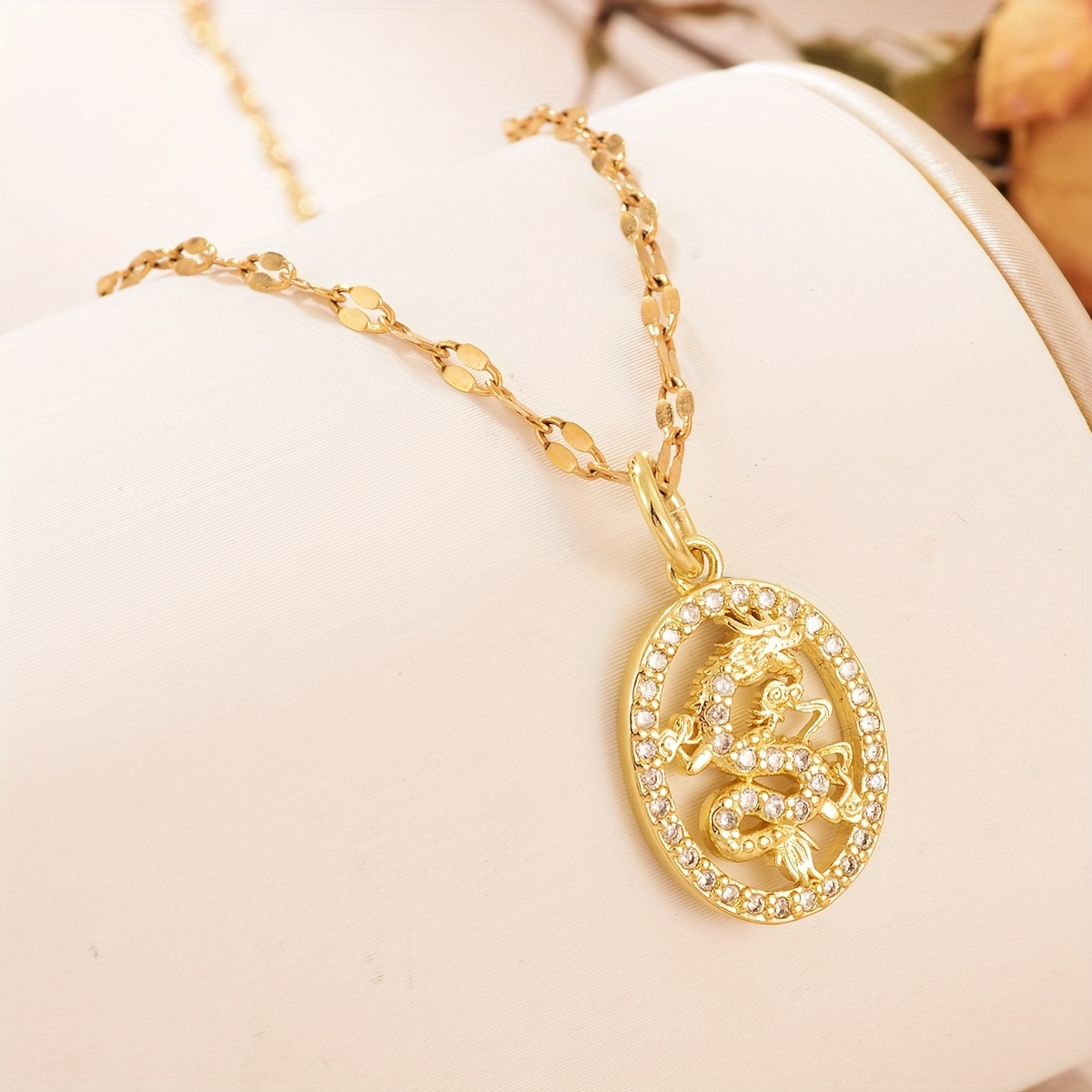 Fashionable And Delicate Copper plated Golden Zodiac Dragon - Temu ...