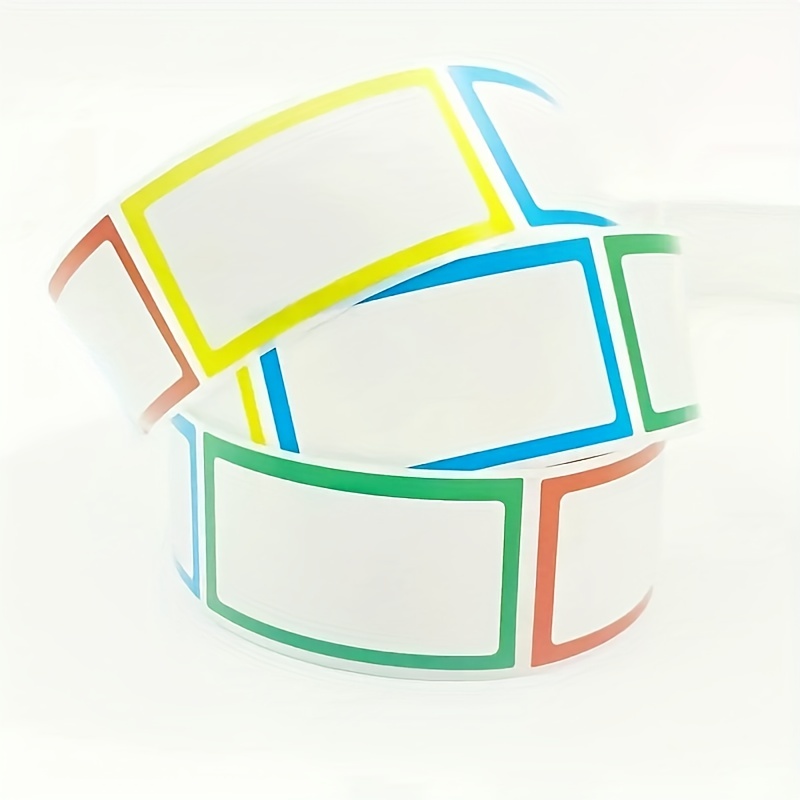Color Blank Stickers Roll Classification Marking Stickers - Temu