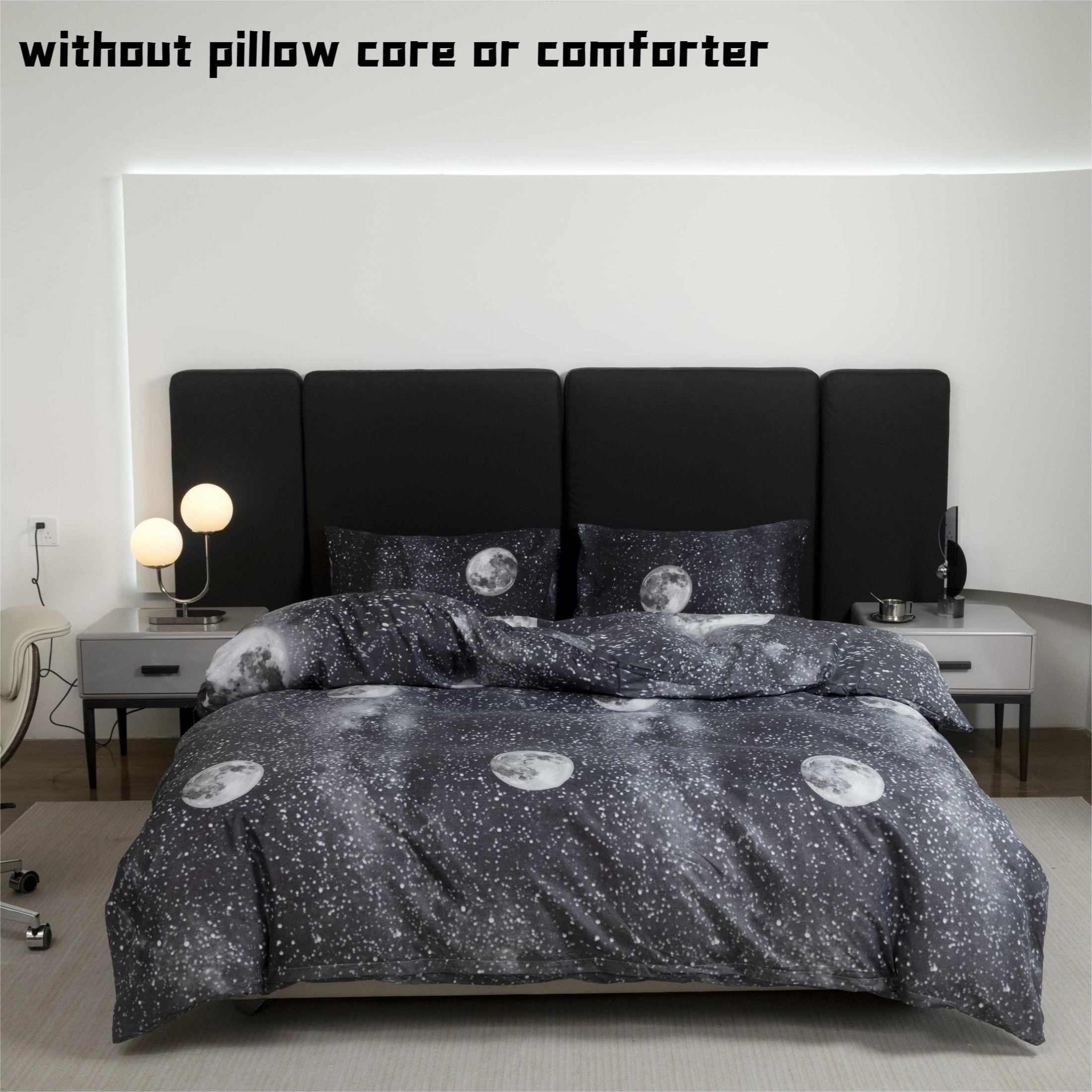 Simple Comfortable Printed Duvet Cover Single Set (including - Temu New ...