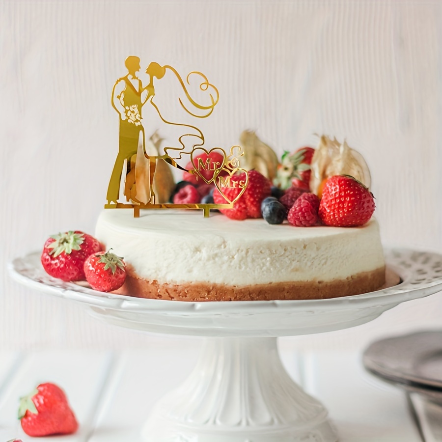 Party Cake Baking Decoration Wedding Mr mrs Cake Decor Cake - Temu ...