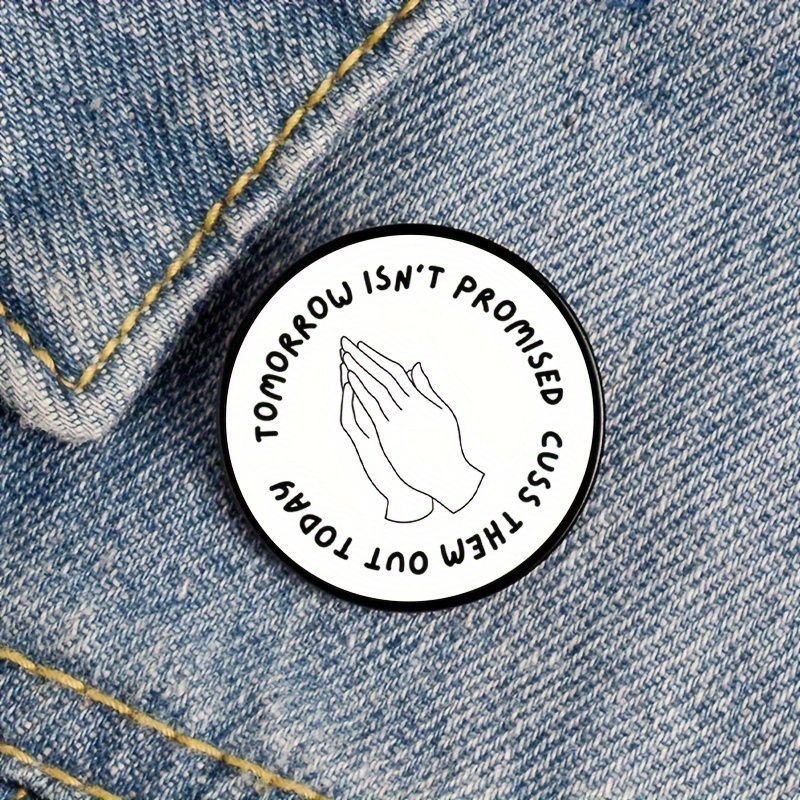 1pc Witte Zin Pin Broche Sieraden Schattig Mooi Zinklegering - Temu ...