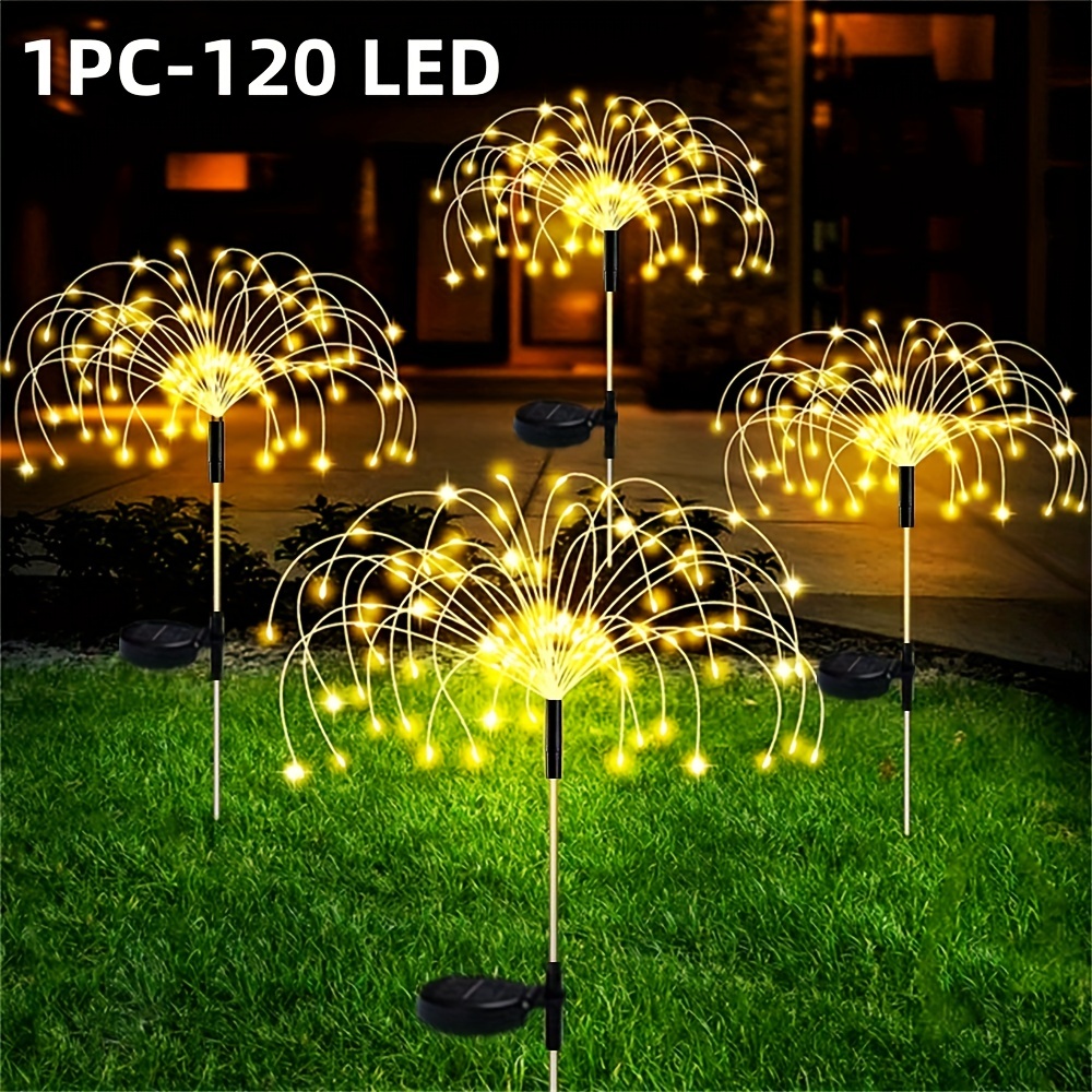 1 60/120/180 LED Zonnebuiten Vuurwerkverlichting 8 - Temu Netherlands