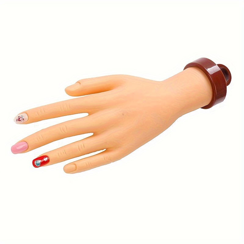 Nail Practice Hand Model Artificial Hand Simulation Soft - Temu United ...