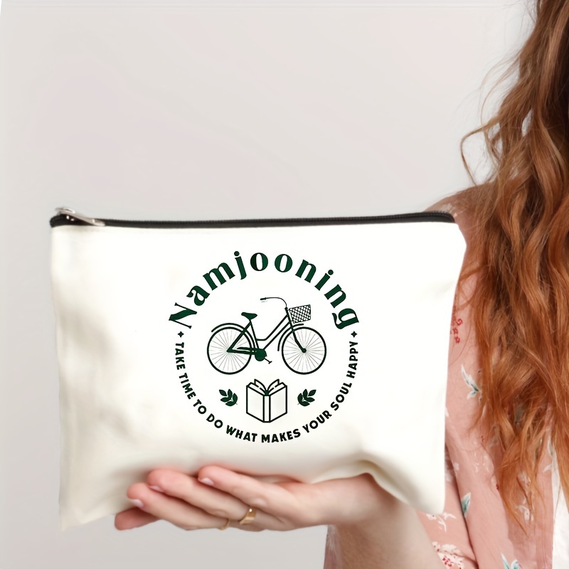 Namjooning Pattern Kpop Fans Merch Women Cosmetic Bag - Temu Canada