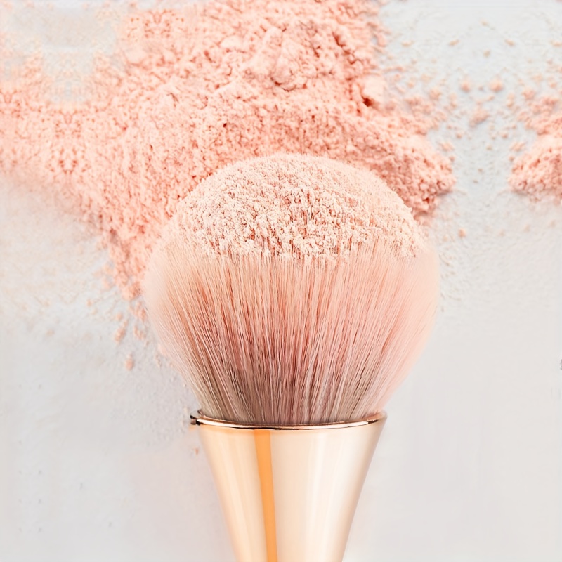 Large Fluffy Powder Brush Setting/foundation/blush - Temu