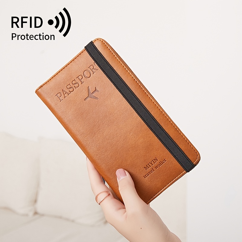 Travel Wallet Card Holder Multifunctional Passport Document ...