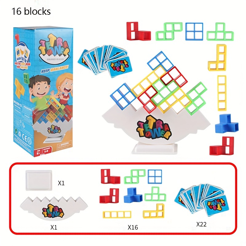 Balance Game Swing Stacking High Building Blocks Squares - Temu New Zealand