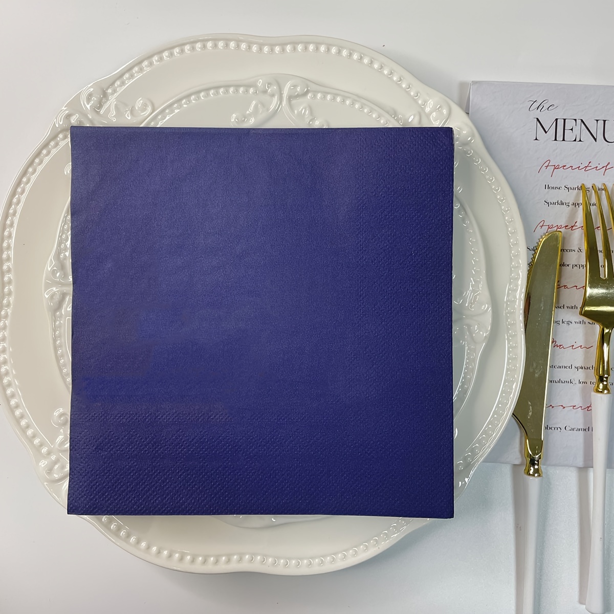 Disposable Solid Color Napkins Decorative Tissue Birthday - Temu United ...