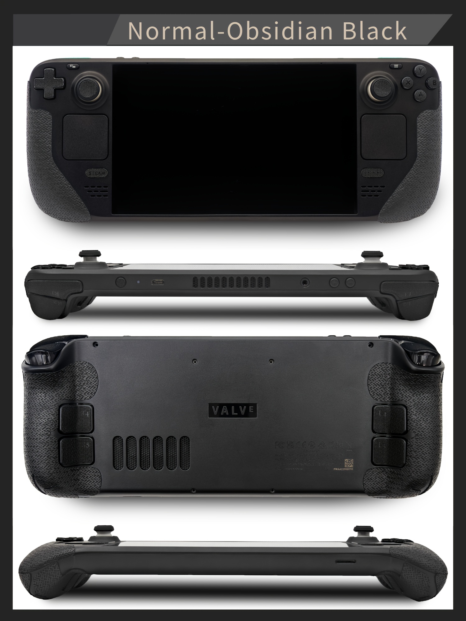 Controller Grip Steam Deck Textured Skin Kit Steam Deck Anti - Temu