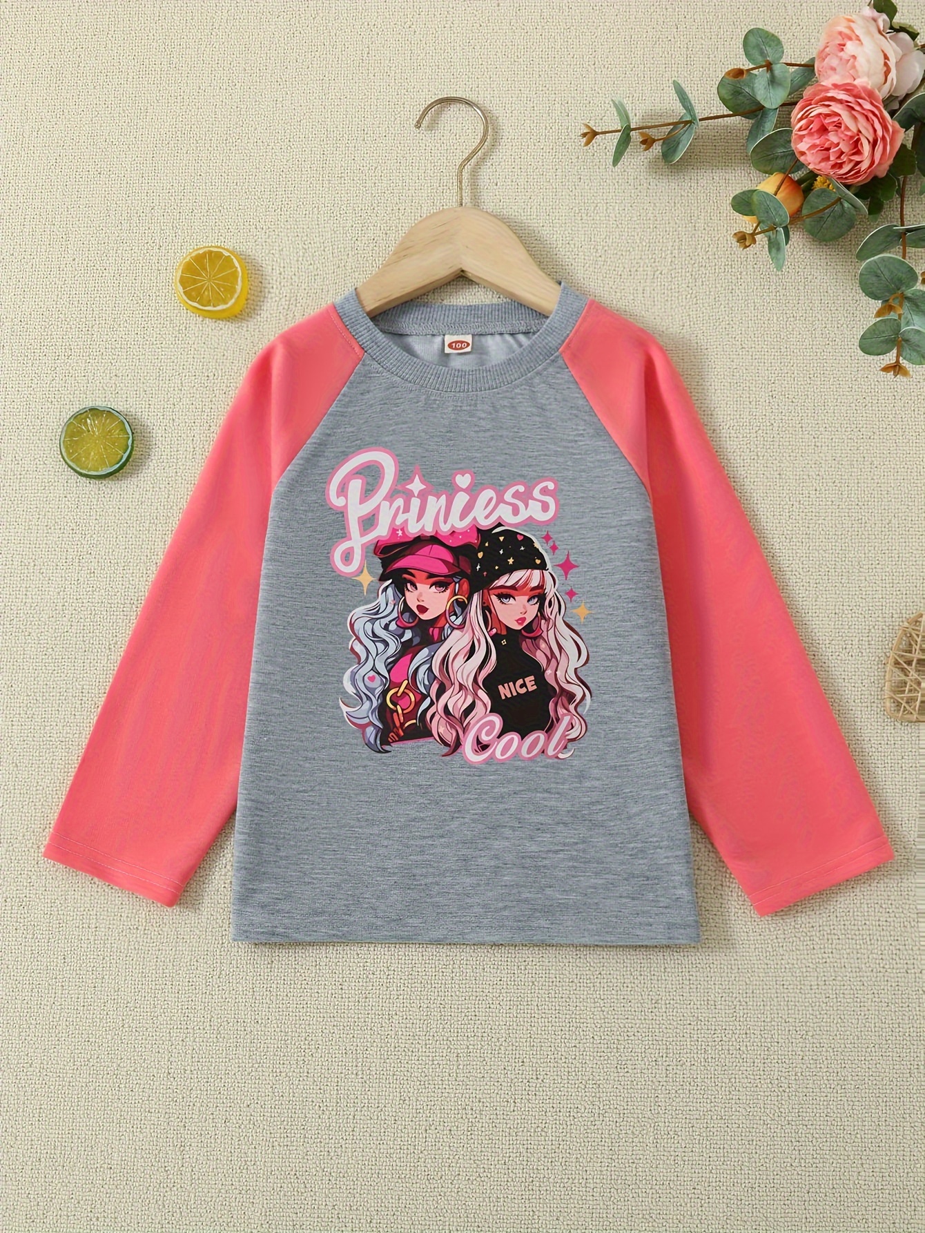 Shiny Anime Star Girl Graphic Tops Splicing Long Sleeve T - Temu Ireland
