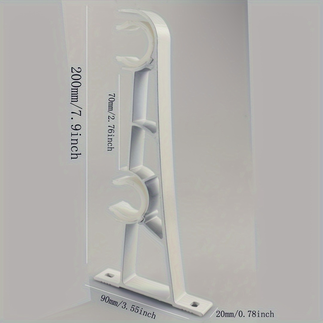 Roman Rod Bracket Plastic Expansion Screws Double Curtain - Temu United ...