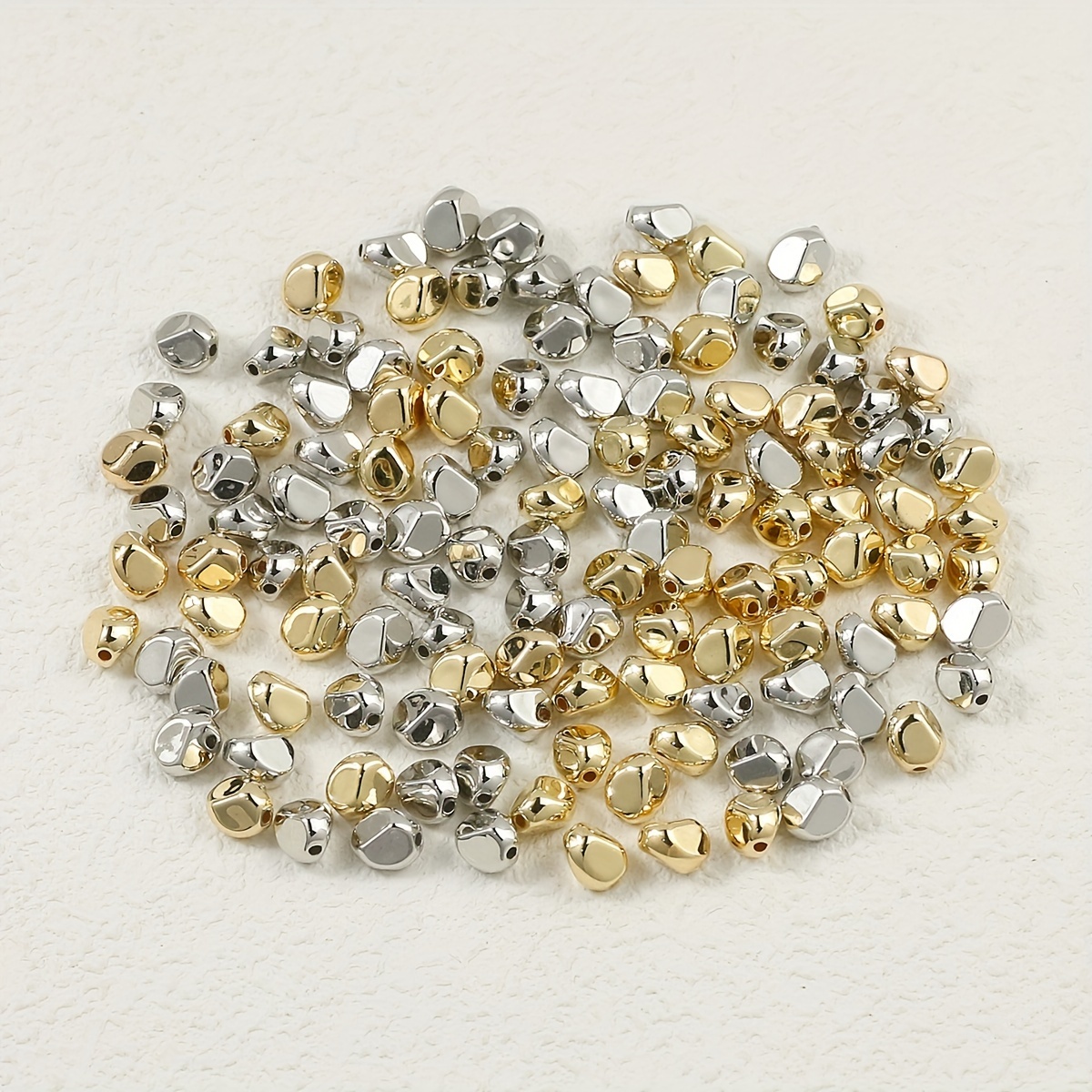 Faceted Electroplated Ccb Plastic Irregular Stone Loose - Temu United ...