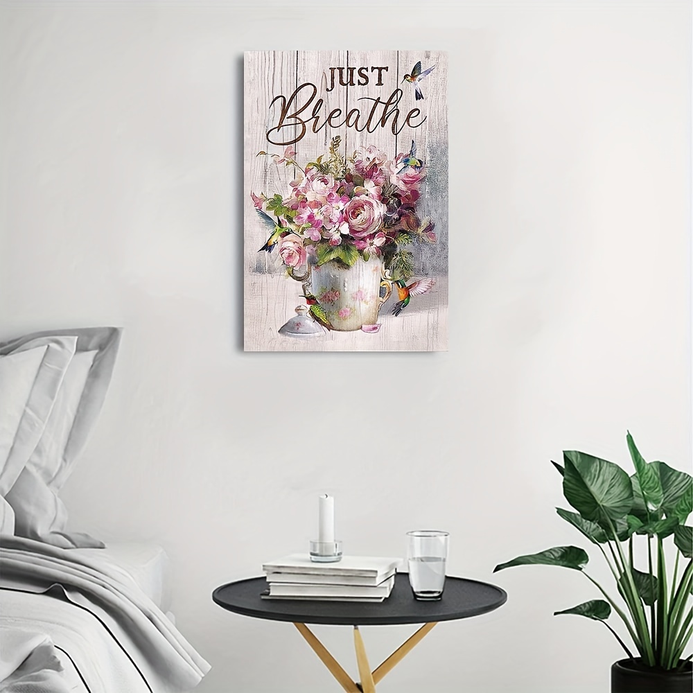 Farm Rose Flower Bathroom Decor Wall Art Rustic - Temu Ireland