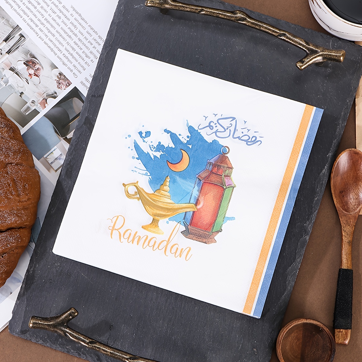 Bag Printed Napkin Paper Napkin 2023 New Year Ramadan - Temu Portugal