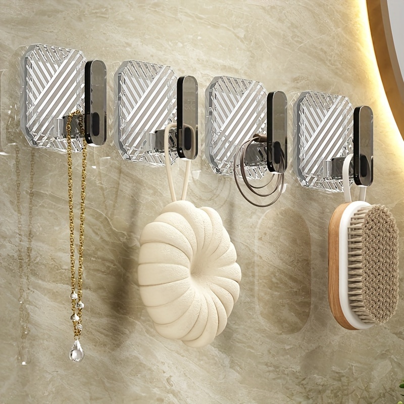 Light Luxury Acrylic Hook No Punching Strong Adhesive Hook - Temu New ...