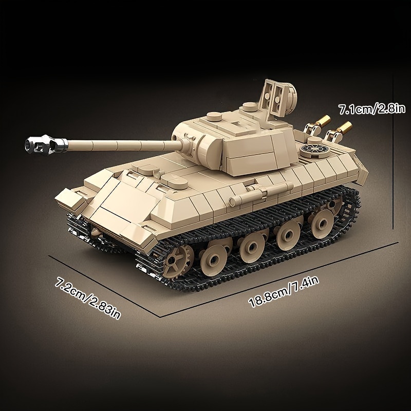 472 Pcs Small Tank Building Blocks With Assembling Bricks Bricks Model ...