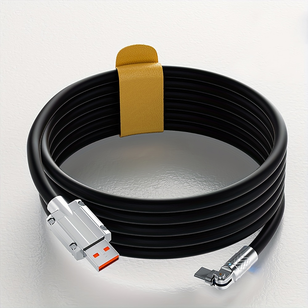 Chubby Type C Cable 180 Rotating Fast Charge Cable Usb C - Temu Australia