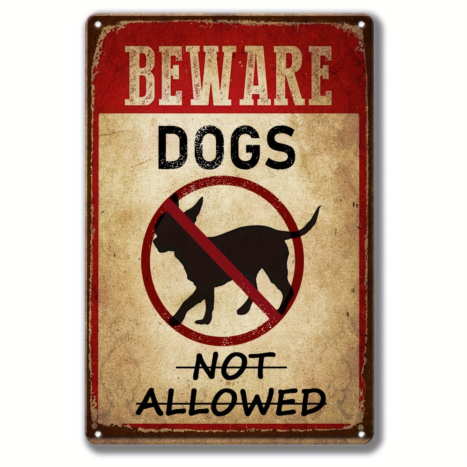 No Trespassing Vintage Metal Tin Sign Vintage Plaque Decor - Temu ...