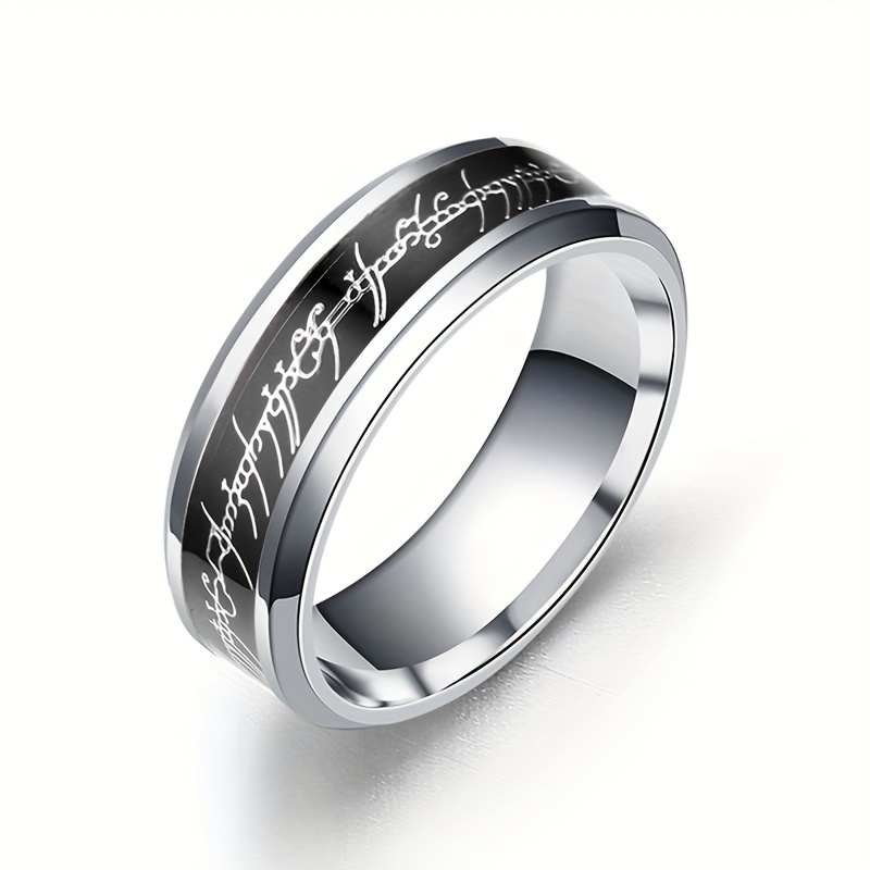 Finger Ring Magic Ring Titanium Steel Ring Fashion Versatile Ring ...