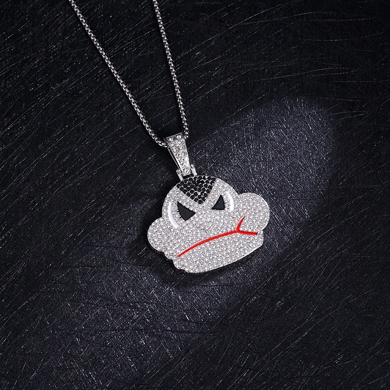 Snake Head Decor Pendant Rhinestone Decoration Men Ideal - Temu United ...