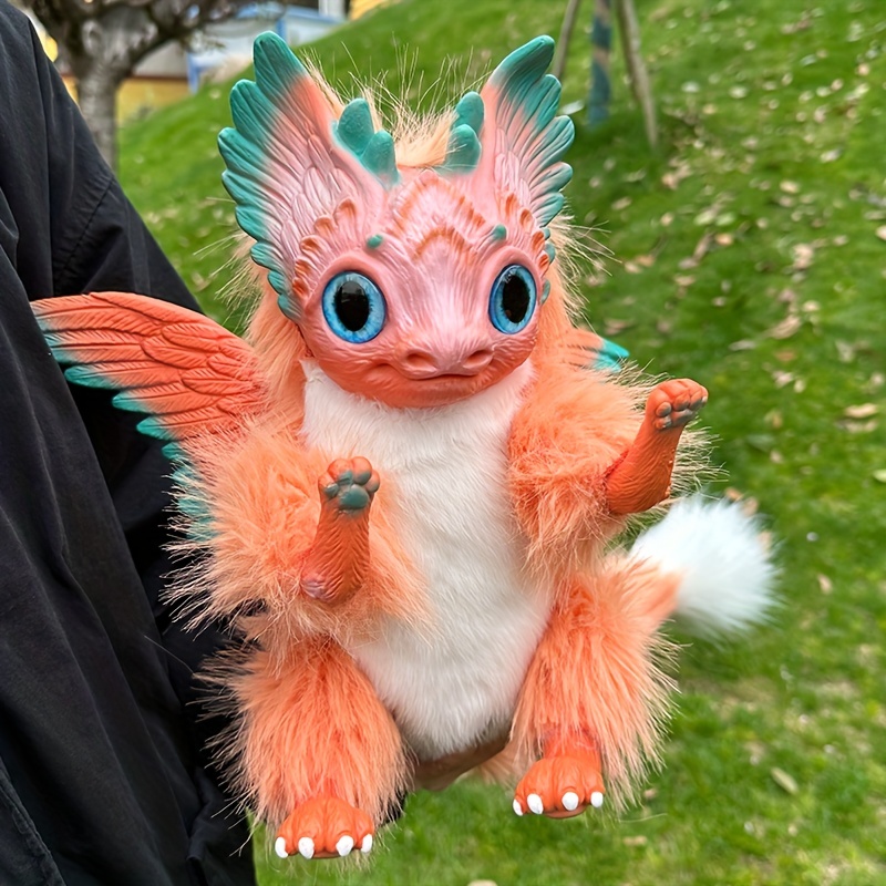 Children's Cartoon Fantasy Creature Ceratops Plush Doll - Temu